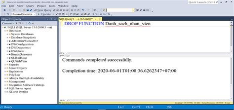Drop Function Lệnh Xóa Hàm