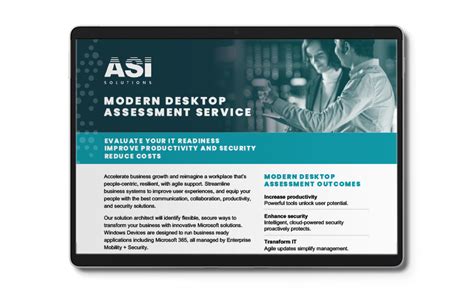 Modern Desktop Assessment Asi Solutions