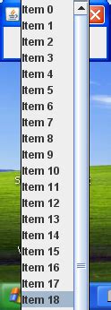 Java How To Prevent Jcombobox Drop Down List From Exceeding Vertical