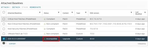 Upgrade Vmware Esxi From 703 To 80 Incompatible It React