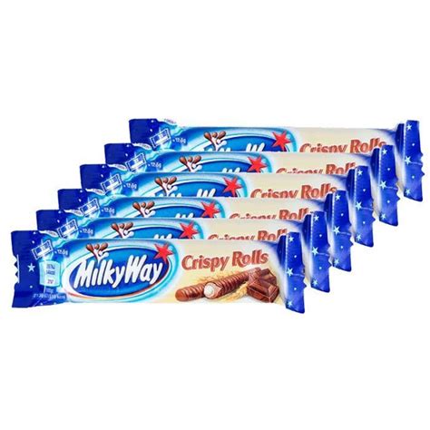 Вафельные трубочки Milky Way Crispy Rolls (США), 22,5 г (6 шт) - купить ...