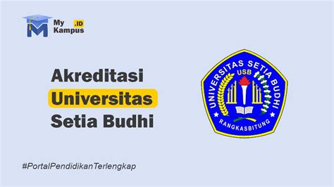 Akreditasi Usbr Universitas Setia Budhi Rangkasbitung 2025 Terbaru Pe Portal