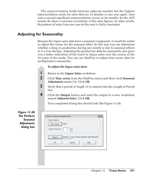 Data Analysis With Microsoft Excel 67 Chapter 11 Times Series 471