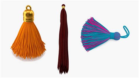 3d Model Tassels Collection Turbosquid 2199359