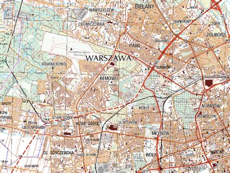 1 50 000 Topographic Map In The New Graphical Layout Fragment Of A Map