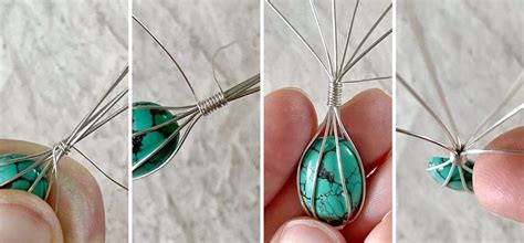 How To Make A Wire Wrapped Cabochon Pendant