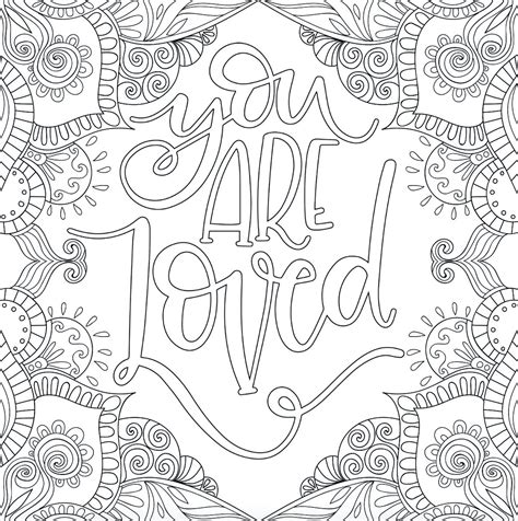 3 Motivational Printable Coloring Pages Zentangle Coloring Etsy