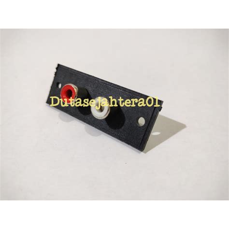 Jual Socket Soket Terminal Rca 2 Pin Plastik Ds Shopee Indonesia