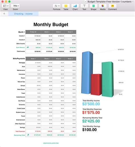 free apple numbers budget template iworkcommunity