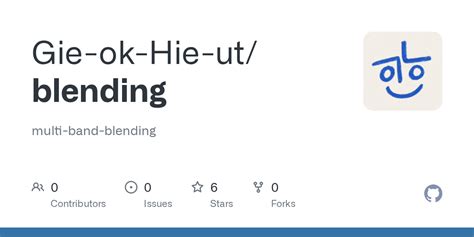 Github Gie Ok Hie Utblending Multi Band Blending