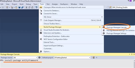 Code First Example Entity Framework Tektutorialshub
