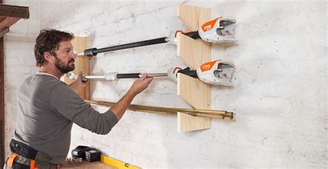Diy Device Holder For Your Workshop Stihl Blog