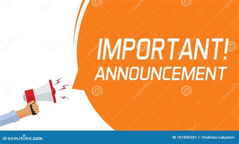 Attention Important Information Message Banner Or Caution Alert Notice Announcement Warning