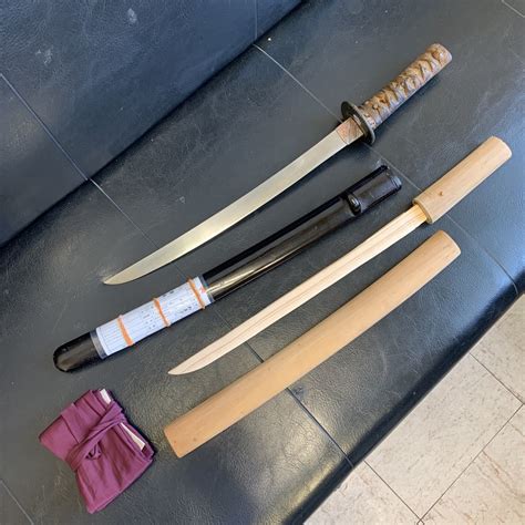 真剣 日本刀 江戸時代 拵 白鞘 脇差 登録証有 美品 中古 のヤフオク落札情報