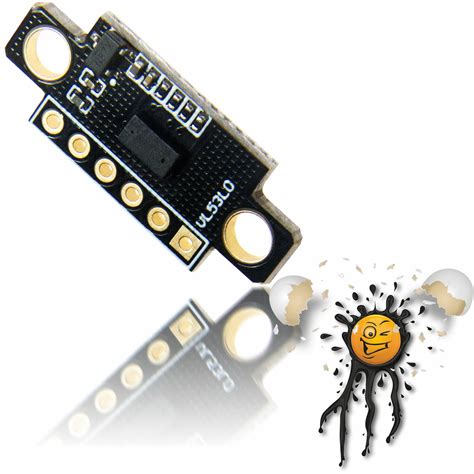 Vl6180 Vl53l0x Laser Distance Tof Time Of Flight I2c Ubuy India