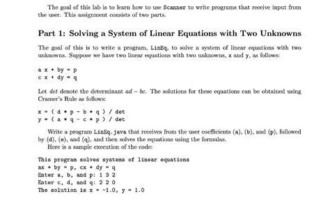 Solved JAVA The Goal Of This Lab Is To Learn How To Use Chegg