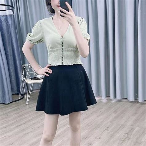 諾諾e站【mk】夏裝 V領短袖收腰短款性感露臍襯衫上衣女會員獨享好康折扣活動襯衫etmall東森購物網