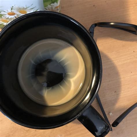 Whats Left In My Cup Looks Like An Iris Rmildlyinteresting