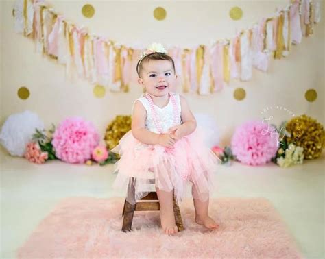 Birthday And Cake Smash Backdrop For Mini Session Photography