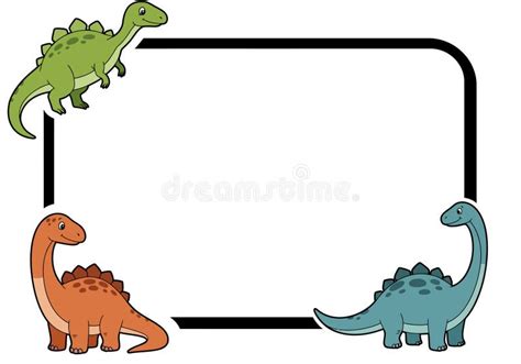 Dinosaur Border Clip Art Dinosaur Border Stock Illustrations 1135