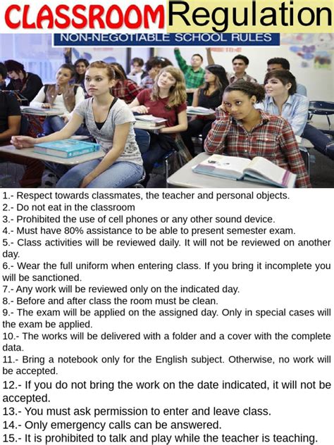Classromm Regulations 1 Pdf