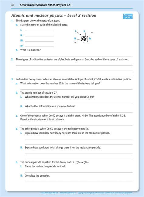 Level 3 Physics Internals Learning Workbook Learnwell
