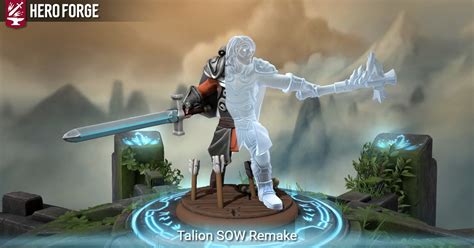Talion Sow Remake Made With Hero Forge