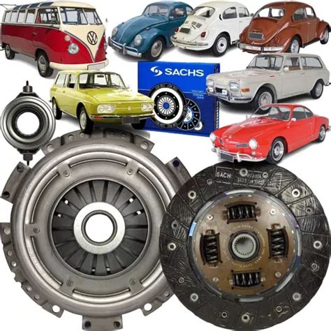 Kit Embreagem Plato Disco Rolamento Fusca Kombi 1966 Á 1973
