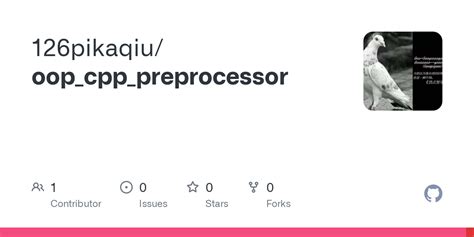 Github 126pikaqiuoopcpppreprocessor