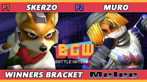 BGW 38 Skerzo Fox Vs Muro Sheik SSBM Melee Tournament YouTube
