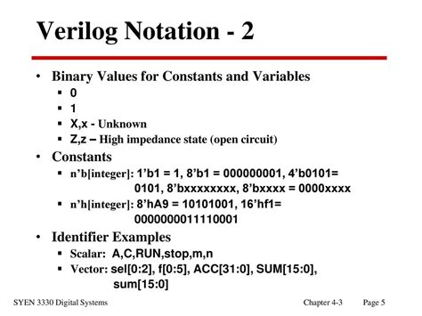 Chapters 4 Part3 Verilog Part 1 Ppt Download