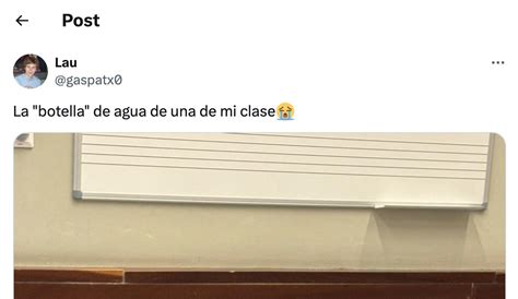 La Botella De Agua De Su Compañera De Clase Se Hace Famosa En X Los
