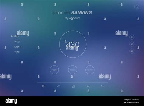 Internet Banking Financial Account Vector Stock Vector Image And Art Alamy