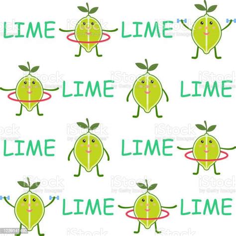 라임 원활한 벡터 패턴 과일 배경입니다 벡터 그림입니다 0명에 대한 스톡 벡터 아트 및 기타 이미지 0명 감귤류 과일 건강한 생활방식 Istock