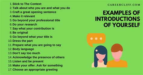 Examples Of Introductions Of Yourself Elevator Pitch Careercliff