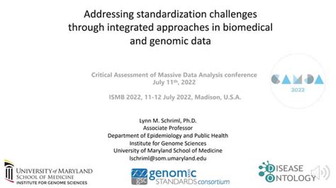 Addressing Standardization Challenges Through Integrated Approaches In Biomedical And Genomic