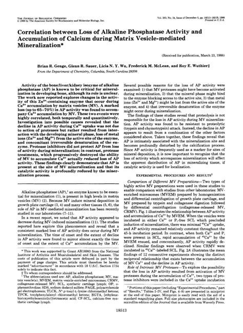 Pdf Correlation Between Loss Of Alp Activity And Accumulation Of