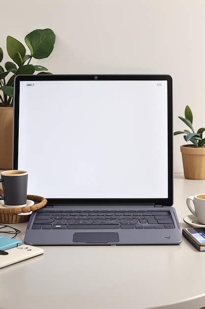 Premium Ai Image Marketing Blank Device Screen