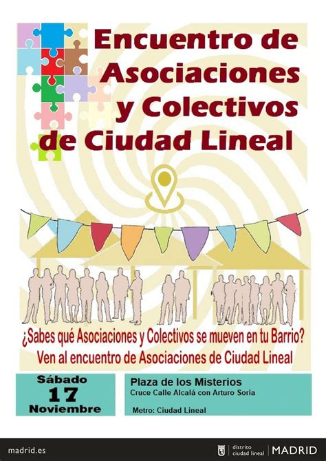 Inscríbete En El I Encuentro De Asociaciones Y Colectivos Ciudad Lineal