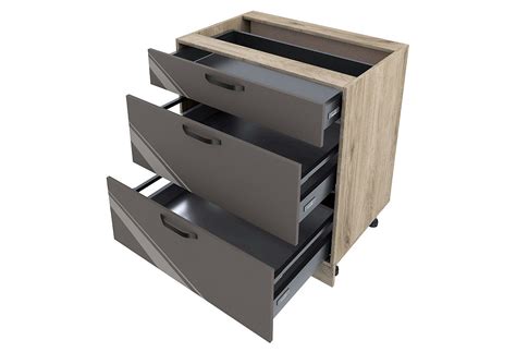 Долен кухненски шкаф Сити АРФ Антрацит гланц 05 55 80 см • Модулна система за кухня Сити корпус