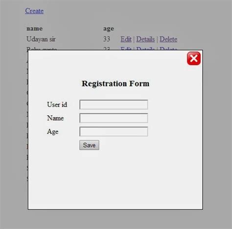 Crud Operation In Single Page In Mvc Using Json ~ Dotnet In Simpleway