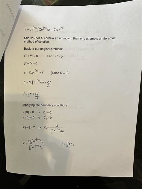 Boundary Layer Type Flat Plate Blasius Problem