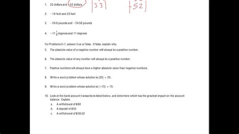 Grade Module Lesson Problem Set YouTube