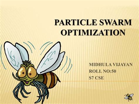 Particle Swarm Optimization Ppsx Physics Science Particle Swarm Optimization Ppsx Physics Science