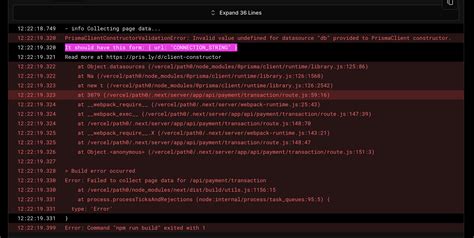 `invalid Value Undefined For Datasource Db Provided To Prismaclient