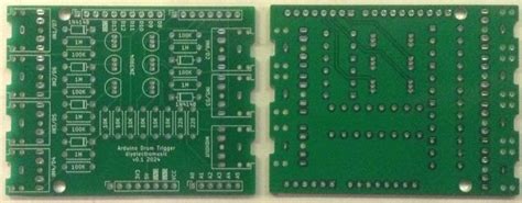 arduino drum trigger to midi shield pcb build guide simple diy electronic music projects