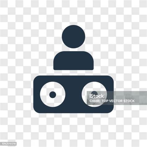 투명 한 배경 Dj 투명도 로고 디자인에 고립 된 Dj 벡터 아이콘 Dj에 대한 스톡 벡터 아트 및 기타 이미지 Dj 듣기