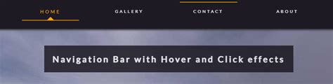100 Navigation Bar Html And Css Free Demo Code