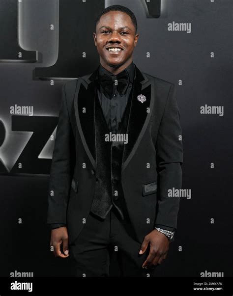 Hollywood Ca January 5 2023 Yusef Thomas Arrives At The Starz Bmf