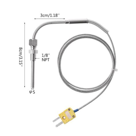 EGT K Type Thermocouple Temperature Controller Tools Exhaust Gas Temp Sensor Shopee Malaysia
